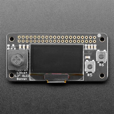 Adafruit 128x64 Oled Bonnet For Raspberry Pi