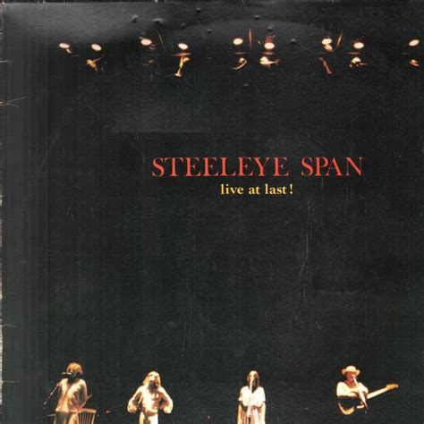Steeleye Span Live At Last Vinyl Records And Cds For Sale Musicstack