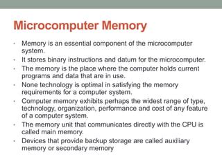 Computer Architecture Memory System PPT