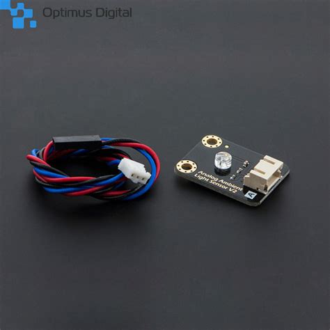 Gravity Analog Ambient Light Sensor For Arduino 1~6000 Lux Optimus Digital