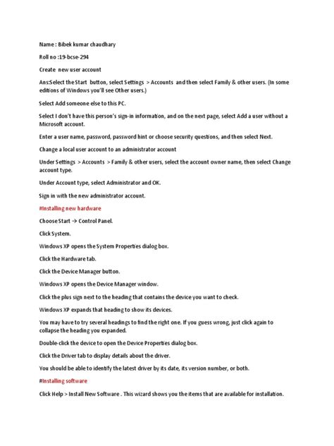 Installing Hardware And Software Pdf