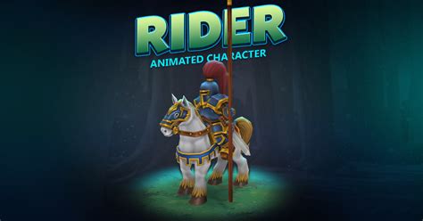 Rider Knight Animated Character 3d Characters Unity Asset Store