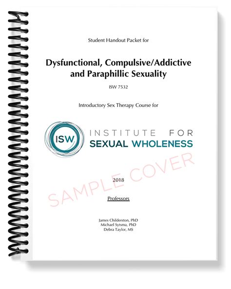 Coursepacket Sexual Wholeness Resources