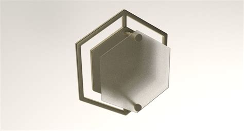 육각 기하학적 벽 보루 3d 모델 14 Fbx Max Obj Free3d