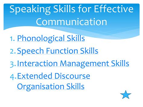 Teaching Speaking In The Language Classroom Pptx