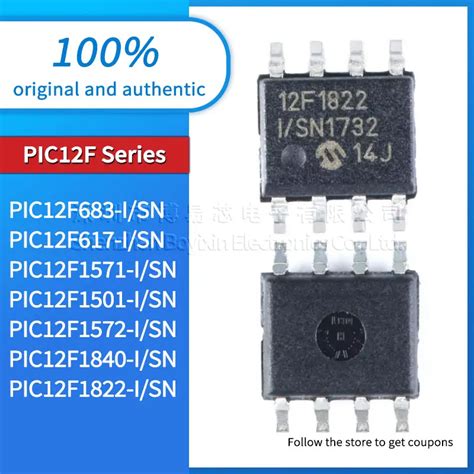 Original Pic12f1571 I Sn Pic12f1501 Pic12f683 Pic12f1572 Pic12f617