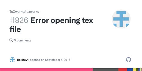 Error Opening Tex File Issue 826 TeXworks Texworks GitHub