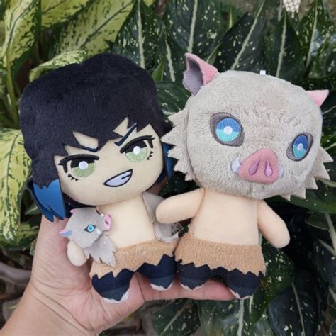 Demon Slayer Inosuke Mini Plush Set Shopee Philippines