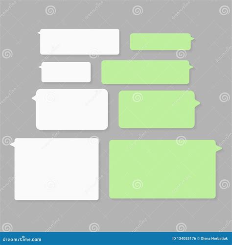 Message Bubbles Chat Vector Icons Vector Deign Template Of Message Bubbles Chat Boxes Stock