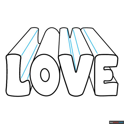 How To Draw Love In Bubble Letters Step By Step Infoupdate Org