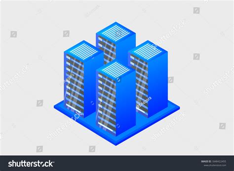 Server Room Isometric Cloud Storage Data Stock Vector Royalty Free 1848422455 Shutterstock