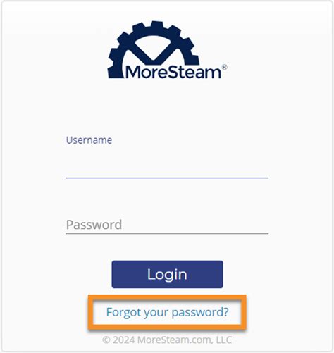 Resetting Your Password Moresteam