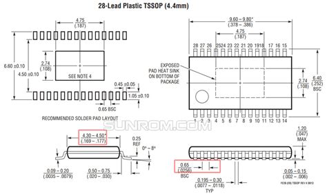TSSOP SSOP Mm Body Mm ZIF Socket Sunrom Electronics