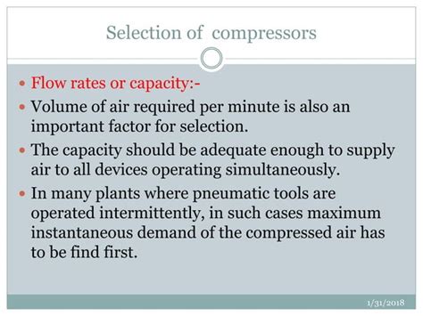 Classification Of Compressors Pptx Technology And Computing