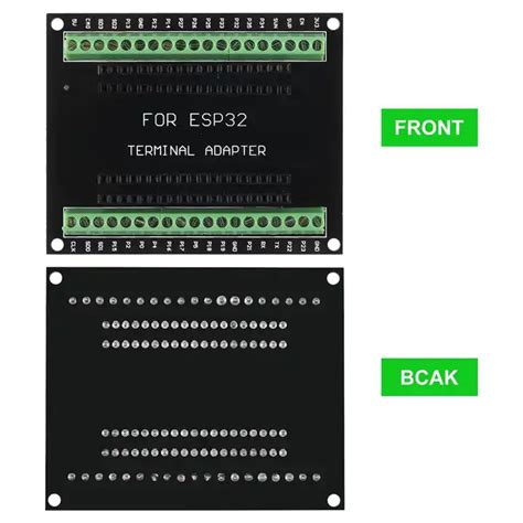 Esp32 Breakout Board Gpio 1 Into 2 For 38pin No Mounting Hole Version