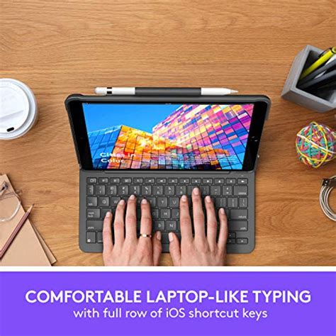 Logitech IPad Air 3rd Generation Keyboard Case Slim Folio With Integrated Wireless Keyboard