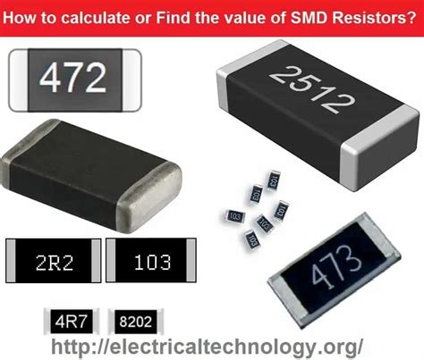 How To Find The Value Of Smd And Eia 96 Smd Resistor Codes