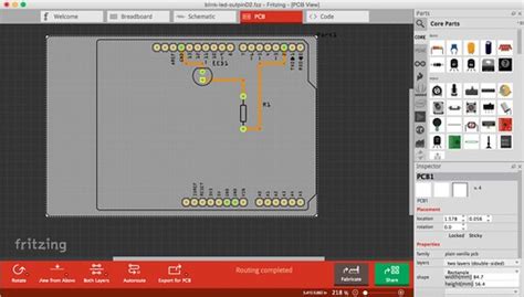 Fritzing ซอฟต์แวร์ออกแบบ วงจรและแผ่นวงจรพิมพ์ให้ Arduioและraspberrypi โอเพนซอร์สทูเดย์