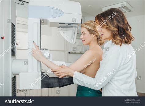 Woman Having Mammography Examination Hospital Stock Photo Shutterstock