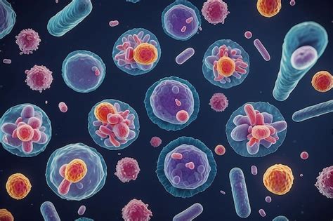 Premium Photo Closeup Microscope View Of Bacterium Bacillus Concept