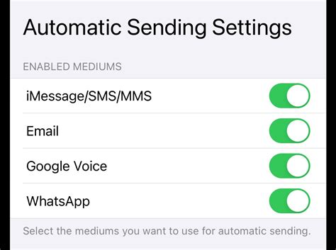 Fully Automatic Sending Mode Reach