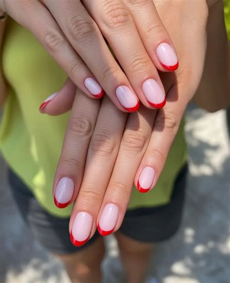 Round Nail Inspo For Summer 2025 Bright Fresh And French Tip Fun