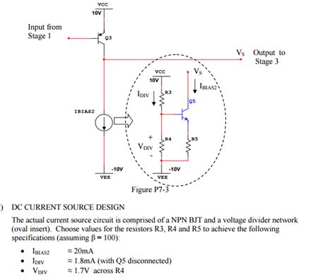 Solved The Actual Current Source Circuit Is Comprised Of A Chegg