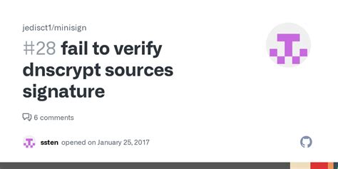 Fail To Verify Dnscrypt Sources Signature Issue 28 Jedisct1