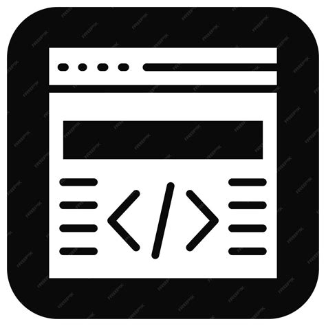 Premium Vector Web Coding Vector Illustration