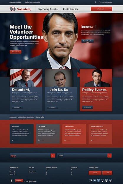 Dynamic Layout Web With Parallax Scrolling Effect Profession America