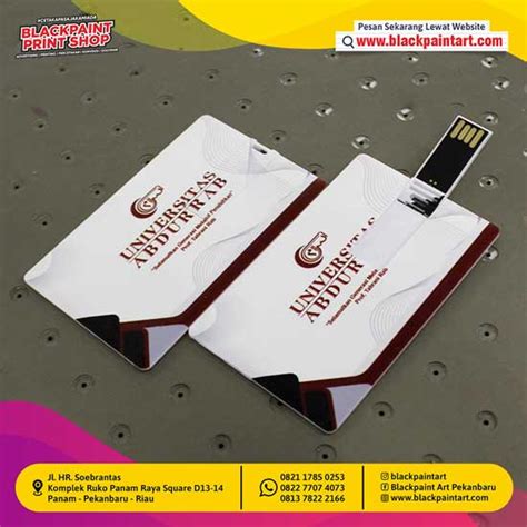 Flashdisk Card Kartu Kotak Blackpaint Art