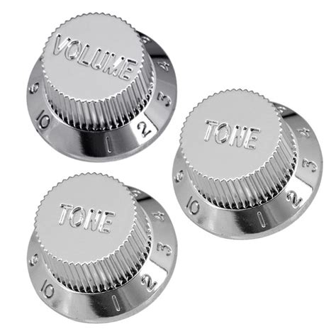 1 Volume 2 Tone Knob Button Electric Guitar Potent Grandado