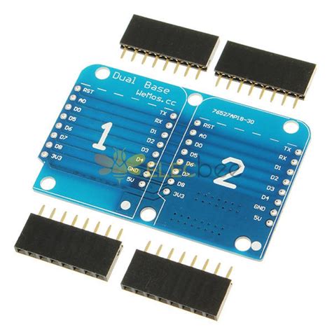 Double Socket Dual Base Shield For D1 Mini Nodemcu Esp8266 Diy Pcb D1