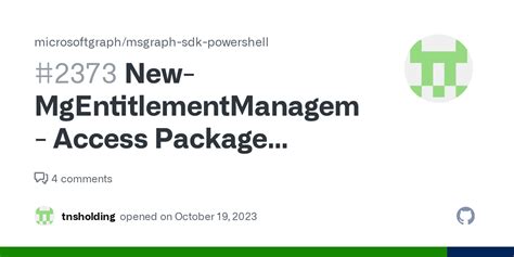 New Mgentitlementmanagementassignmentpolicy Access Package Assignment