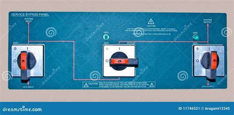 Static Bypass Module Panel Stock Image Image Of Industry 11746521