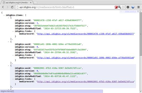IDigBio API V Examples IDigBio