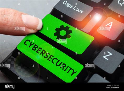 Text Caption Presenting Cybersecurity Concept Meaning State Of