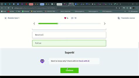 06 Module Quiz 1 Tech For Everyone Sololearn Youtube