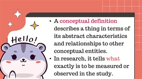 Conceptual And Operational Definition Pptx