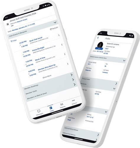 Jcs Management App Phase 1 Jonas Club Software