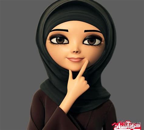 عکس با حجاب دختر کارتونی عکس نودی