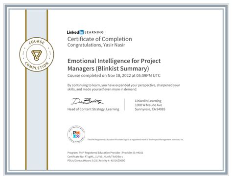 Yasir Nasir On Linkedin Certificate Of Completion