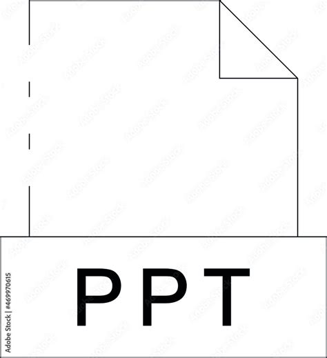 File Format Icons Ppt And Extension Stock Vector Adobe Stock
