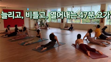 풀시퀀스 47분 하타요가 서리요가멤버십12 Youtube