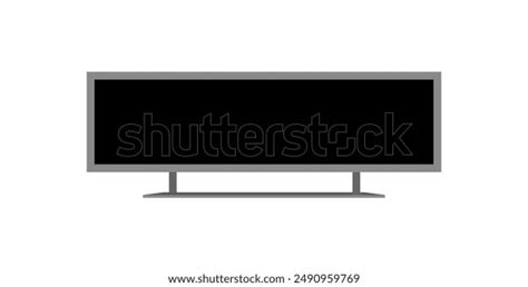 Widescreen Curve Monitor Setup Display Mockup Stock Vector Royalty Widescreen Curve Monitor Setup Display Mockup Stock Vector Royalty