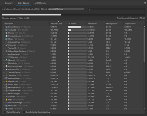 Analyze Memory Usage With Memory Profiling Tools Unity