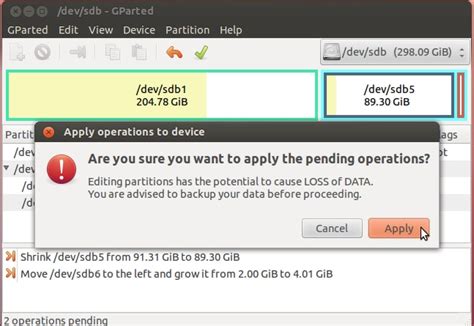 How To Extend Ubuntu Partitions Safely