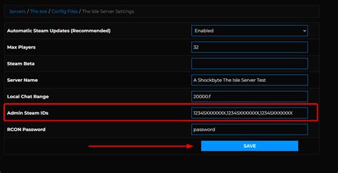 How To Add An Admin To Your The Isle Server Knowledgebase Shockbyte