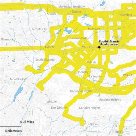 Foothill Transit Service Area Download Scientific Diagram