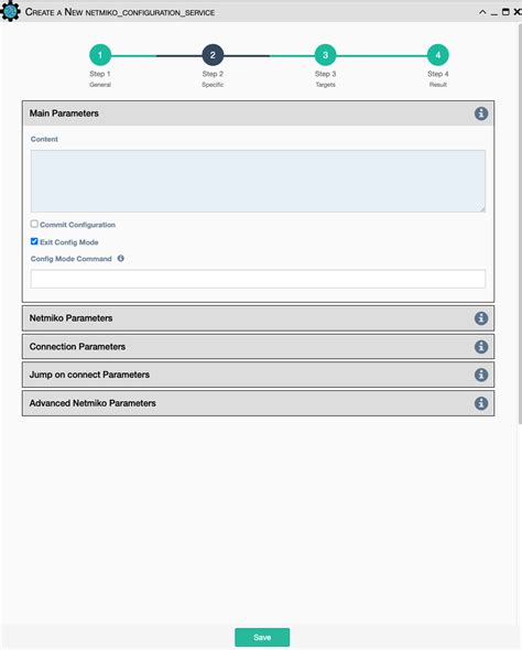 Netmiko Configuration Service Enms